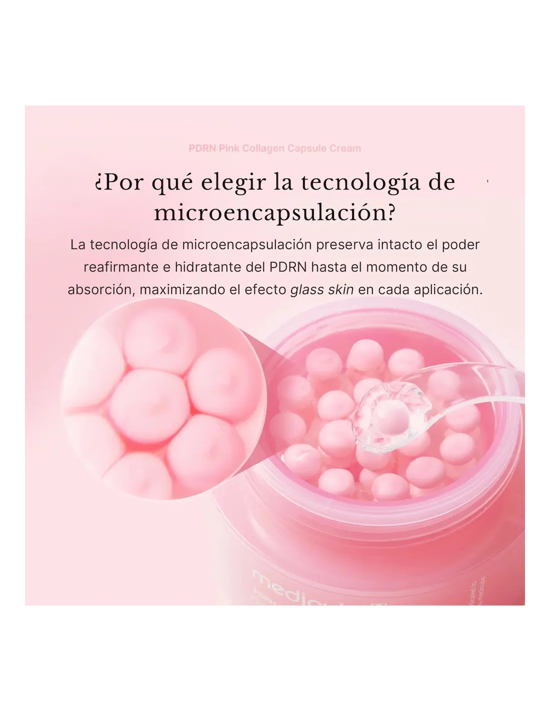 MEDICUBE PDRN Pink Collagen Capsule Cream - Crema con Microcápsulas