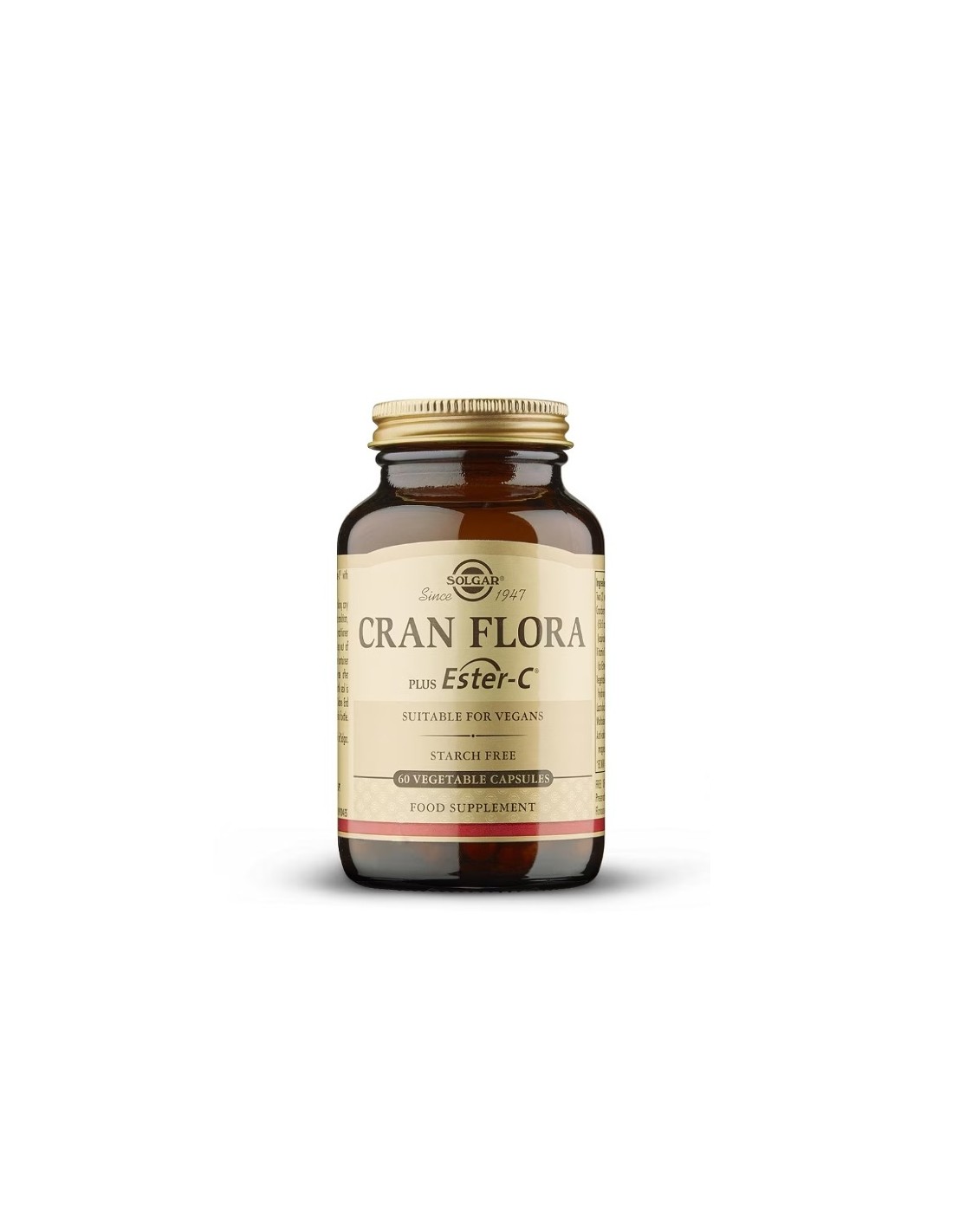 SOLGAR Cran Flora Plus Ester-C 60 cápsulas vegetales